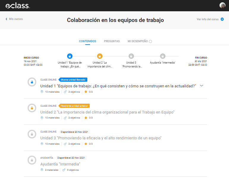 Dentro de la plataforma de estudio ¿Cómo accedo a mi curso? – eClass te Ayuda
